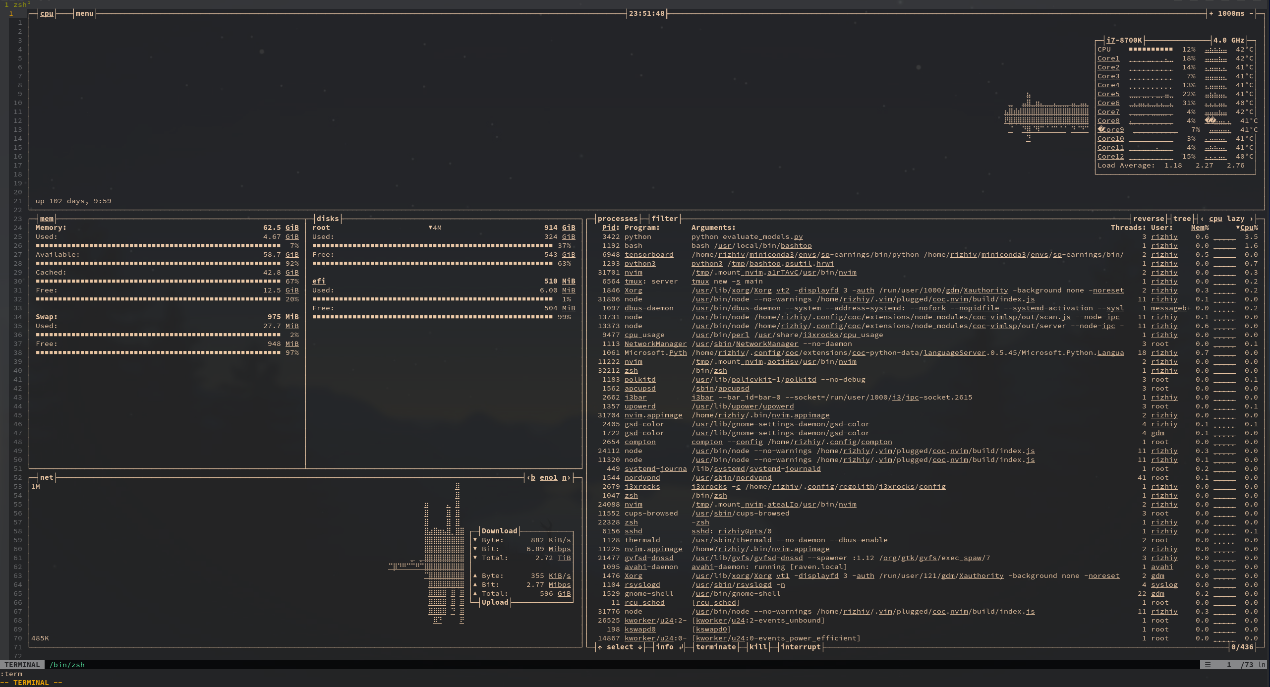 [BUG] No color in nvim terminal · Issue #160 · aristocratos/bashtop · GitHub