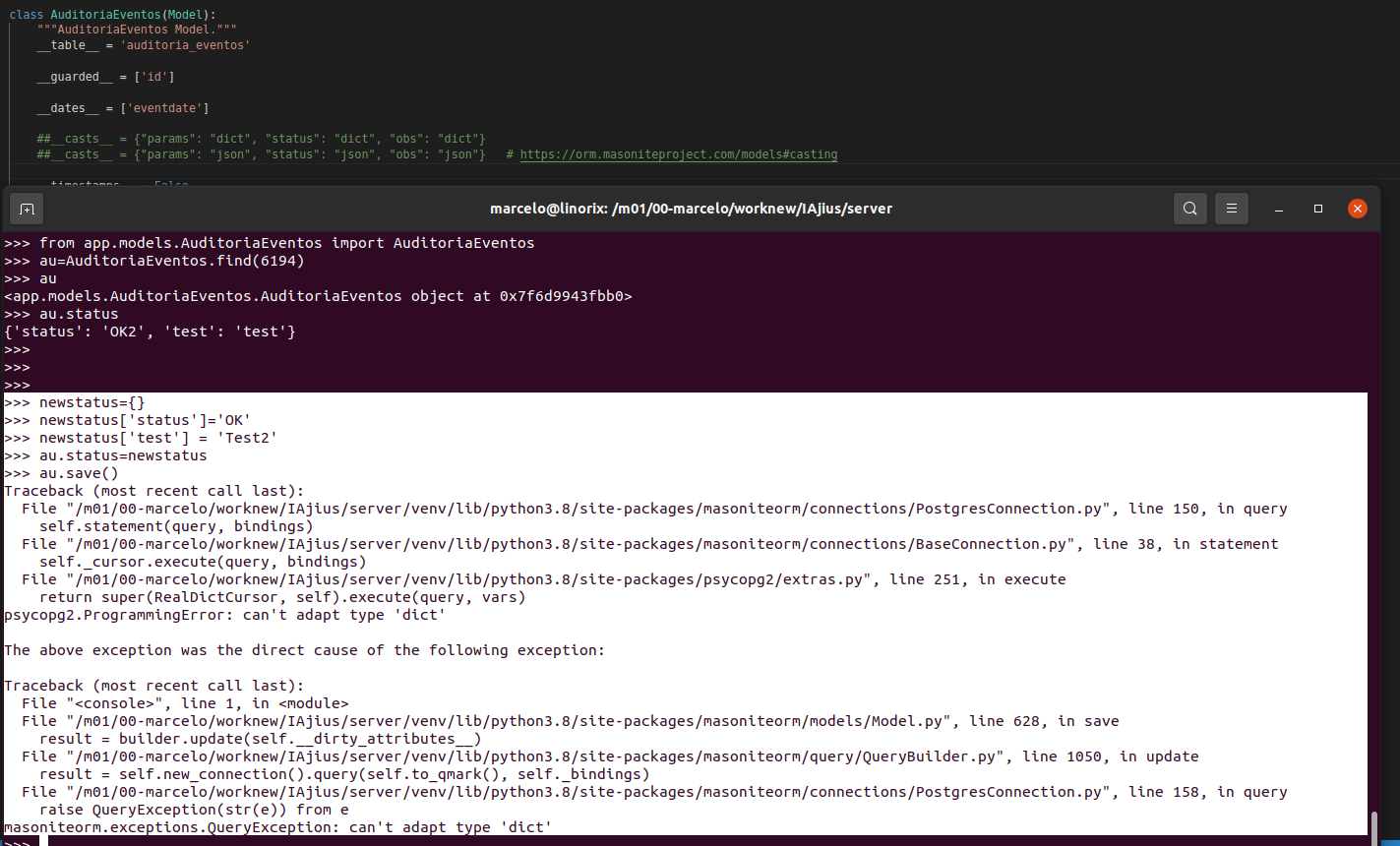How to use **JSON** fields with **masonite-orm** ? · Issue #419 · MasoniteFramework/orm · GitHub