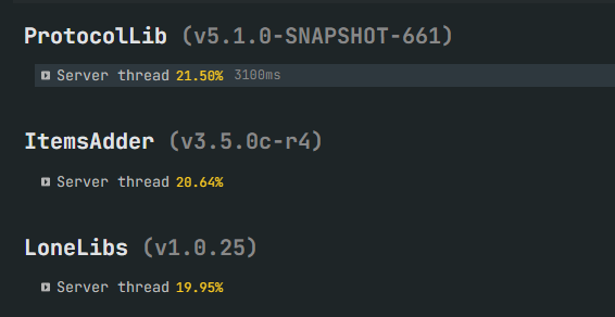 Bad Performance · Issue 2954 · Pluginbugsissues Itemsadder · Github