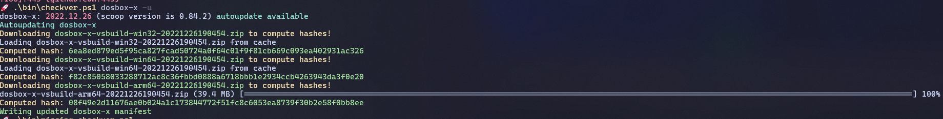 dosbox-x@0.84.2: Checkver/autoupdate is broken · Issue #10474 · ScoopInstaller/Extras · GitHub