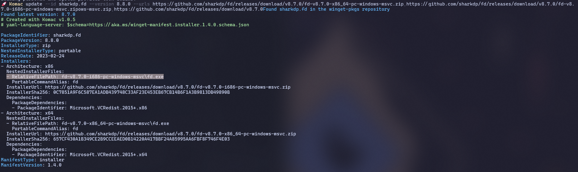 [Feature/Idea]: Update `RelativeFilePath` when updating manifest · Issue #90 · russellbanks ...