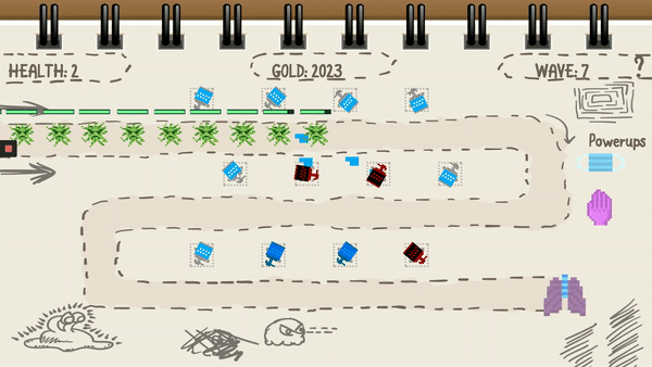 GitHub - SriramGaddam5/CoronaDefenders: A retro tower defense game ...