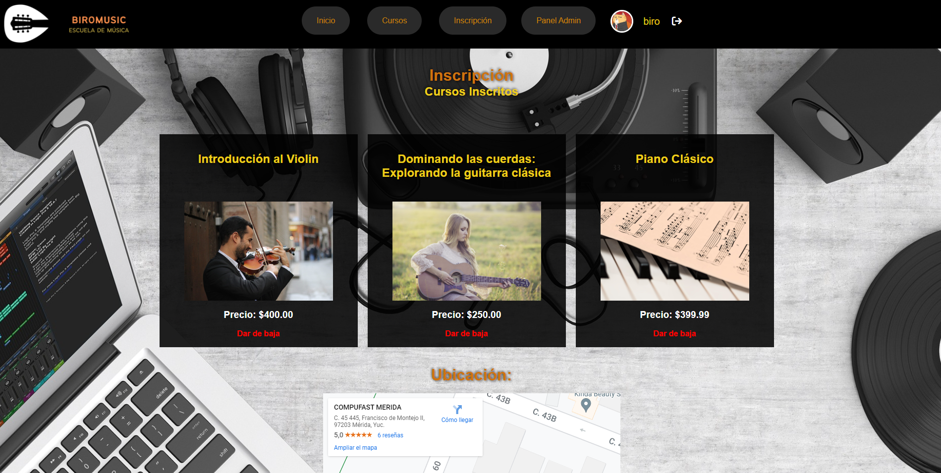 GitHub - PeterPerez01/sistema_escuela-cursos: Sistema web para una Escuela de Cursos de Música o ...
