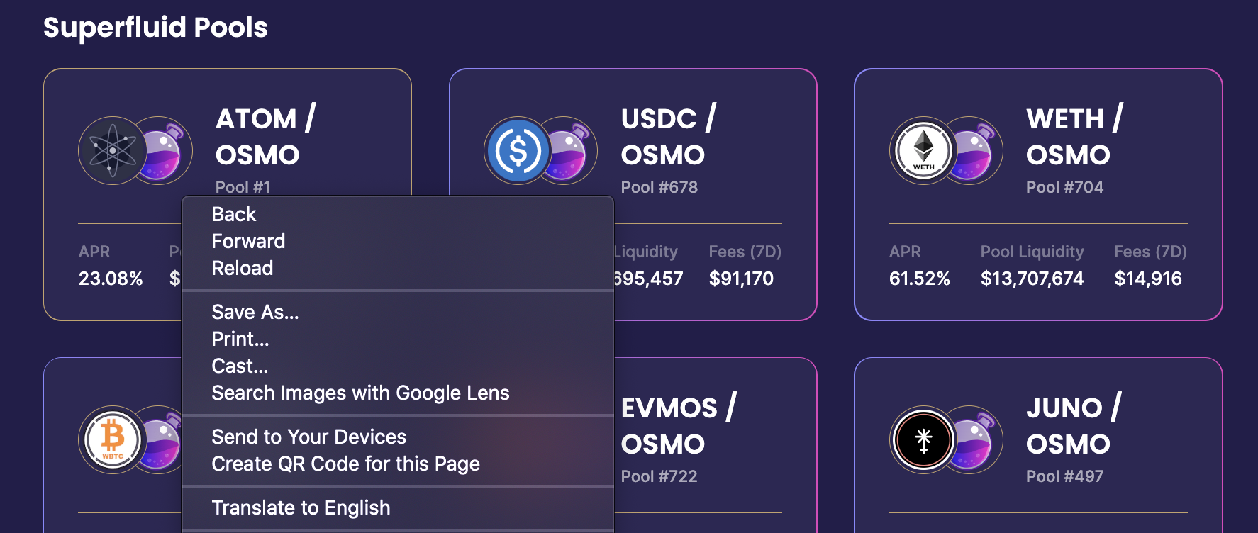 Open Link in New Tab : open pools in new tab · Issue #795 · osmosis-labs/osmosis-frontend · GitHub