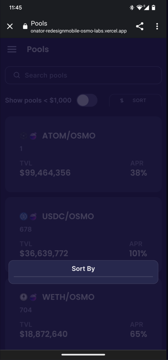 Redesign bug bash · Issue #928 · osmosis-labs/osmosis-frontend · GitHub