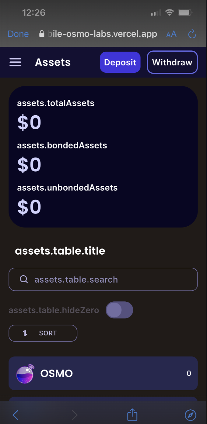 Redesign bug bash · Issue #928 · osmosis-labs/osmosis-frontend · GitHub