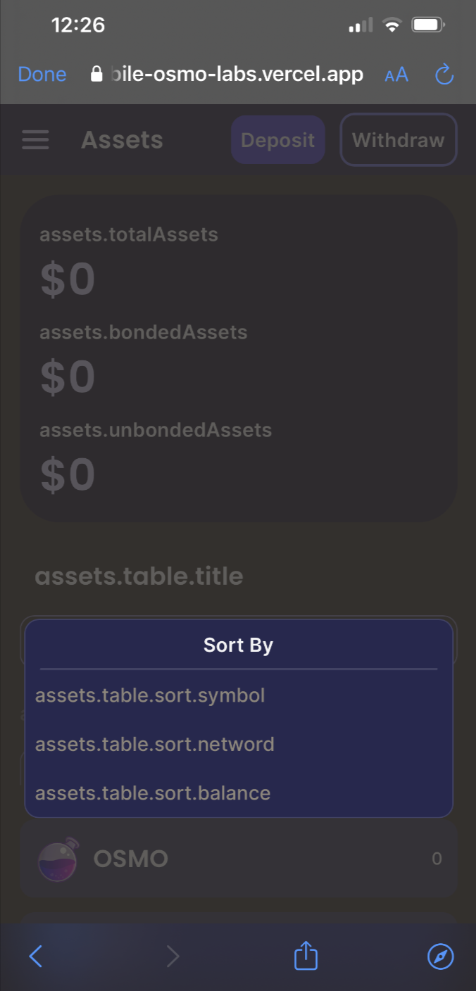 Redesign bug bash · Issue #928 · osmosis-labs/osmosis-frontend · GitHub