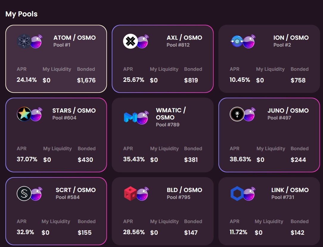 Disappearing LP's pool · Issue #1225 · osmosis-labs/osmosis-frontend · GitHub