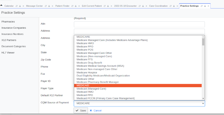 Insurance and Address Services are broken. · Issue #5357 · openemr ...