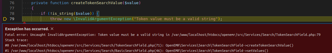 fatal error validating/generating claim · Issue #6067 · openemr/openemr · GitHub