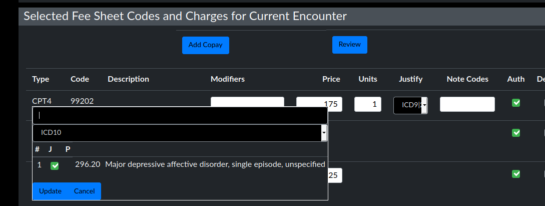Ability to have ICD codes assigned to patient & stay on patient's record · Issue #3199 · openemr ...