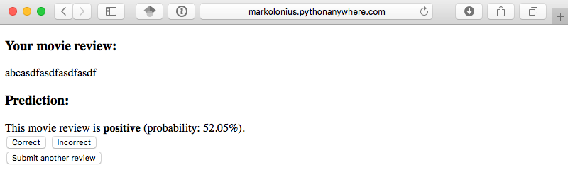 Ch09 pythonanywhere.com web app error · Issue #61 · rasbt/python-machine-learning-book-2nd ...