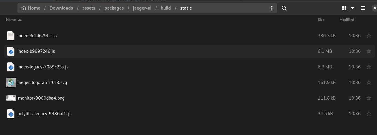 1.28.0 released artifacts do not work in all-in-one · Issue #1275 · jaegertracing/jaeger-ui · GitHub