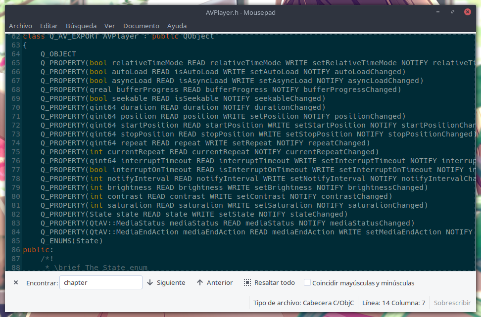class QtAV::AVPlayer has no member named chapters · Issue #1102 · wang-bin/QtAV · GitHub