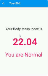 GitHub - Phoenix0783/BMI-Calculator: BMI app made using Flutter and Dart