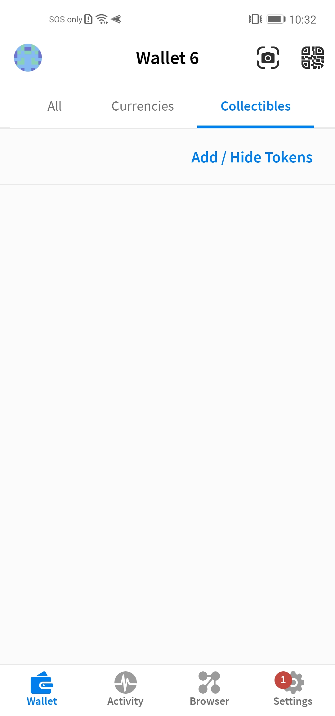 Tapping on Collectibles in Wallet tab shifts the entire "sub-tabs" left · Issue #2116 ...