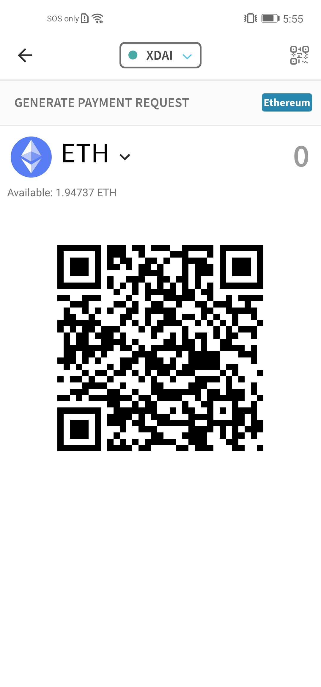 Scanning a QR code with EIP681 link for xDai then choosing Open in Etherscan opens an invalid ...