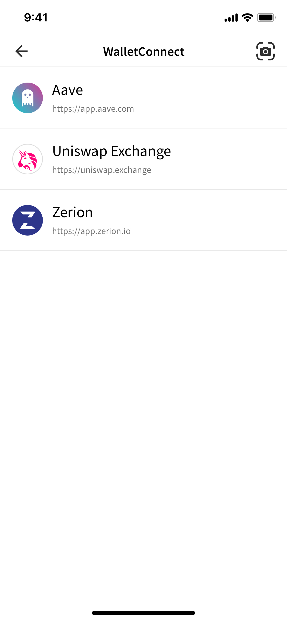 Indicate which chain for each WalletConnect session more prominently by showing an icon for the ...