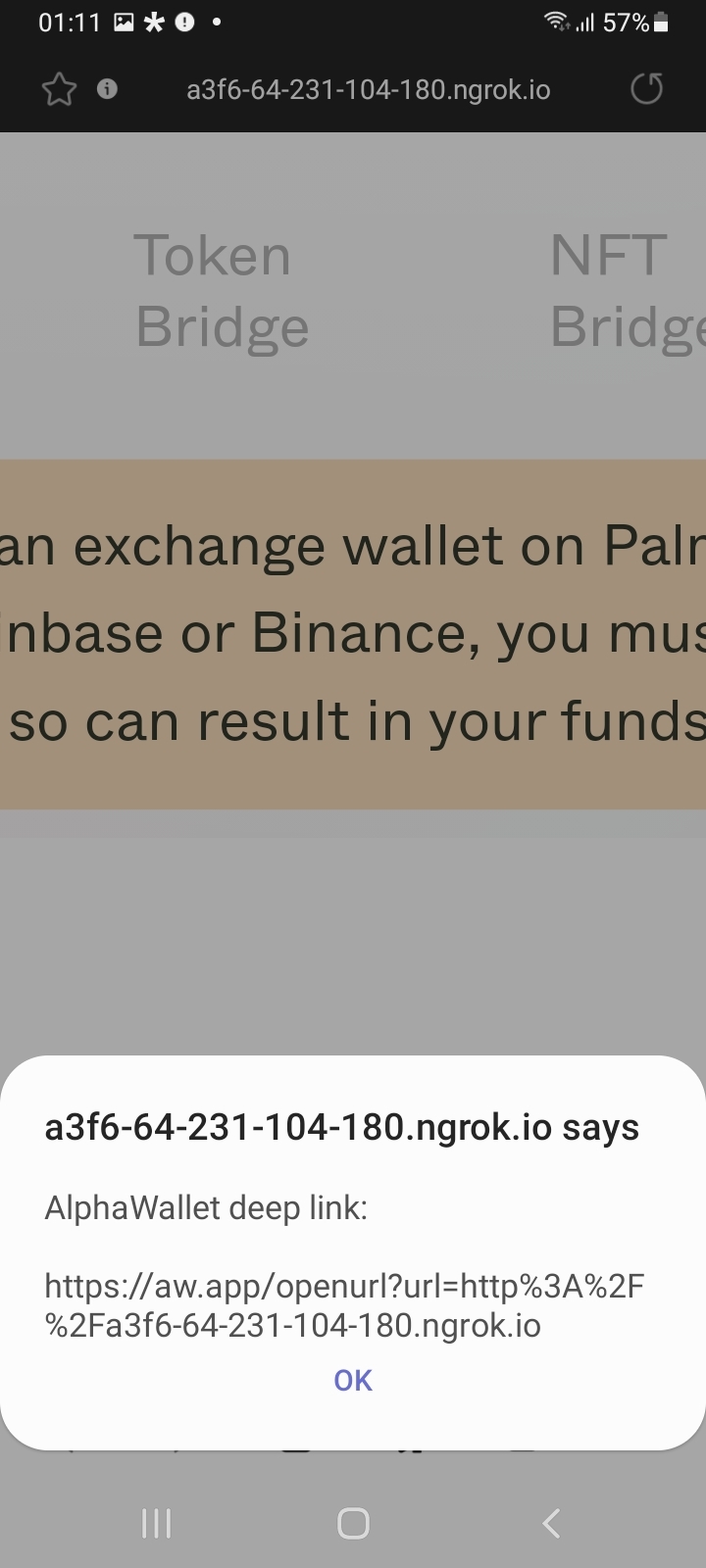 Universal link with embedded URL doesn't work · Issue #2411 · AlphaWallet/alpha-wallet-android ...
