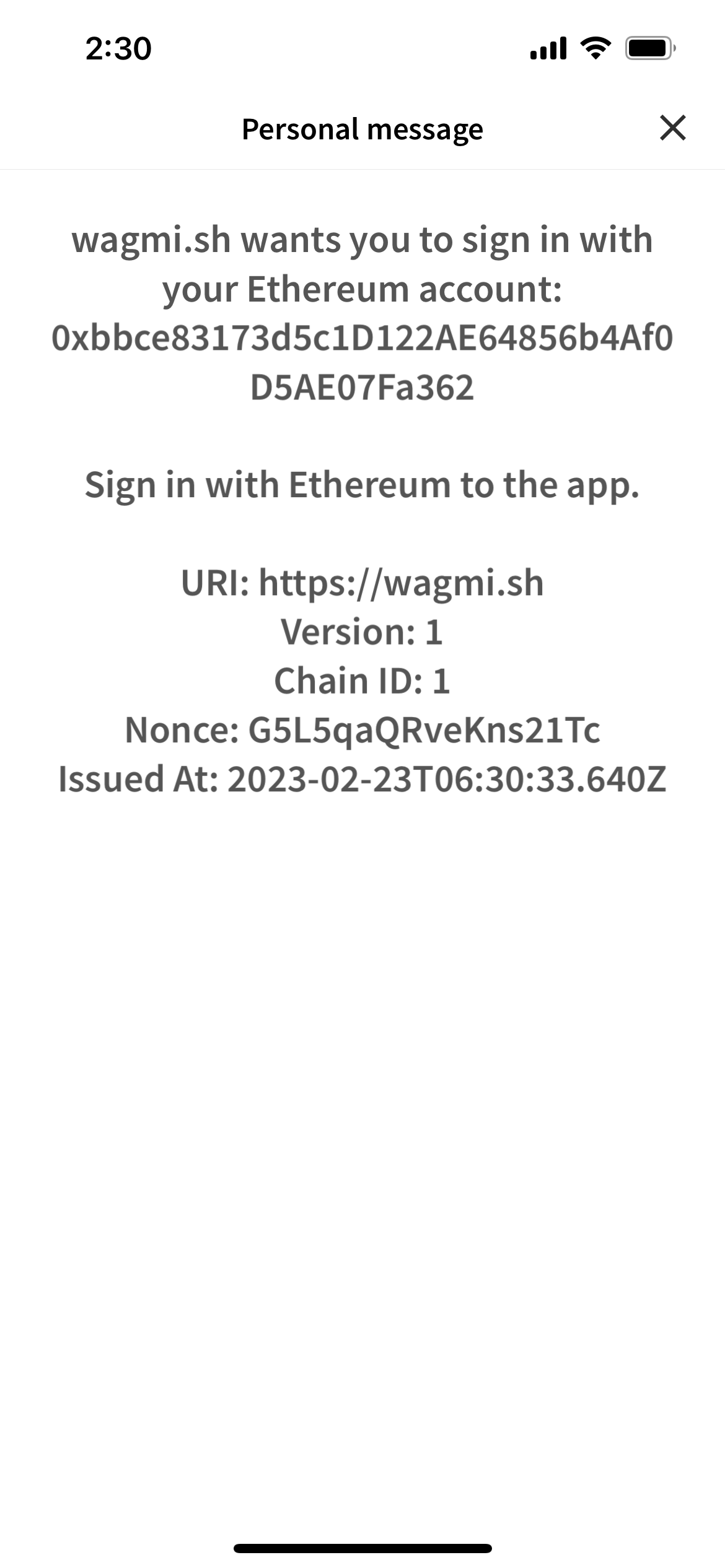 Implement EIP-4361 Sign-In with Ethereum · Issue #3113 · AlphaWallet/alpha-wallet-android · GitHub