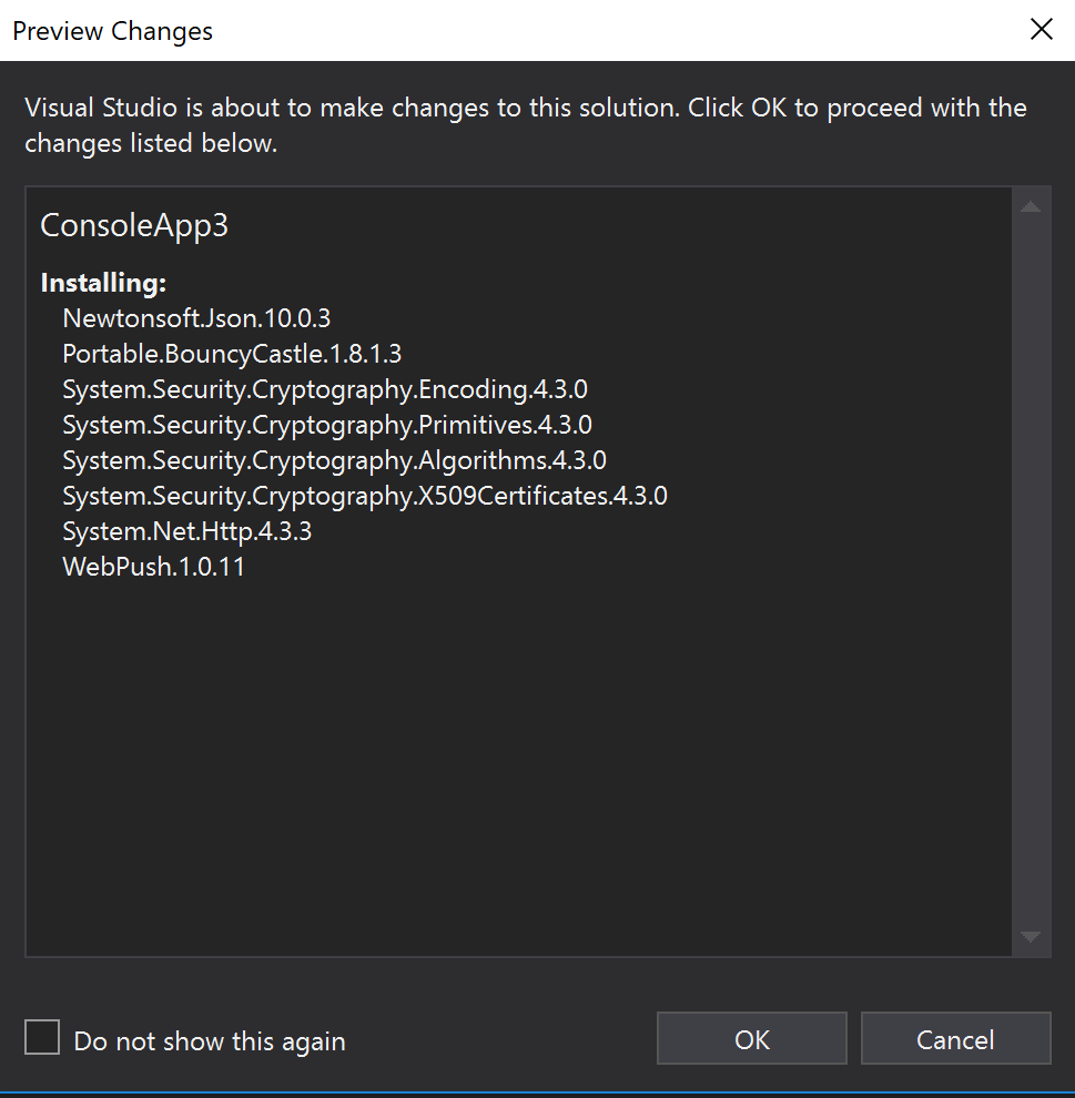 Support For Full Framework Missing · Issue 32 · Web Push Libsweb Push Csharp · Github 