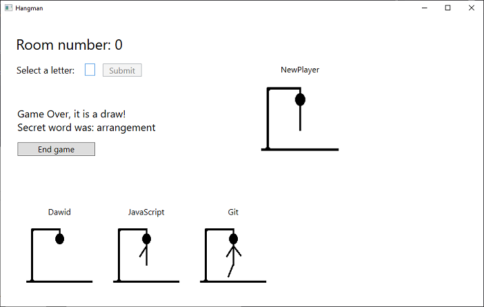 GitHub - wiktoriakeller/hangman-multiplayer: Multiplayer hangman game with server written in C++ ...