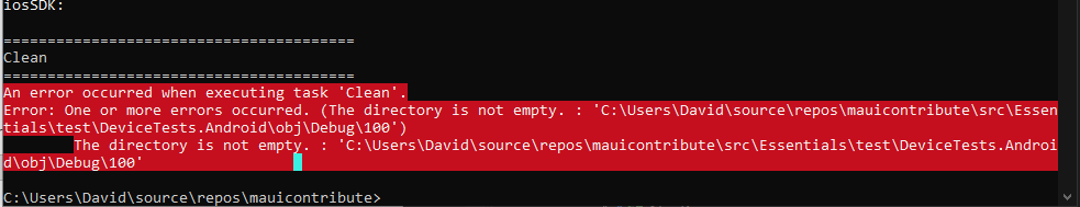 [Bug] Contribution Build Failing · Issue #2307 · dotnet/maui · GitHub