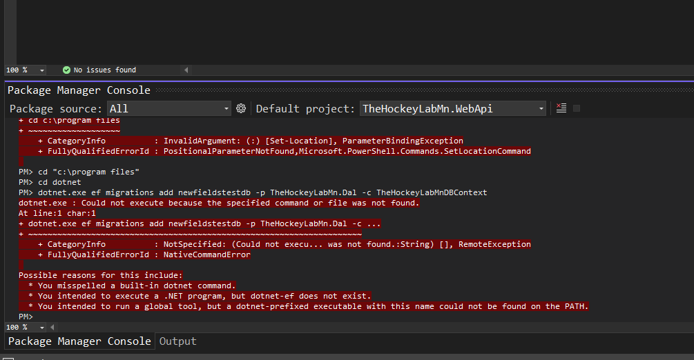 Strange Issue With Ef 5 On Windows 11 Dotnet Ef Stoped Working · Issue 28452 · Dotnetsdk · Github