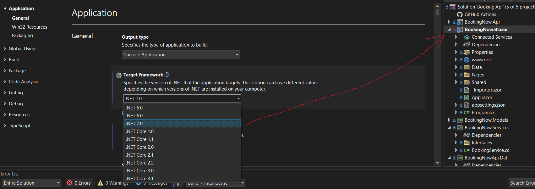 Cannot select .net 8 preview 6 in Blazor Server even though installed. · Issue #49446 · dotnet ...