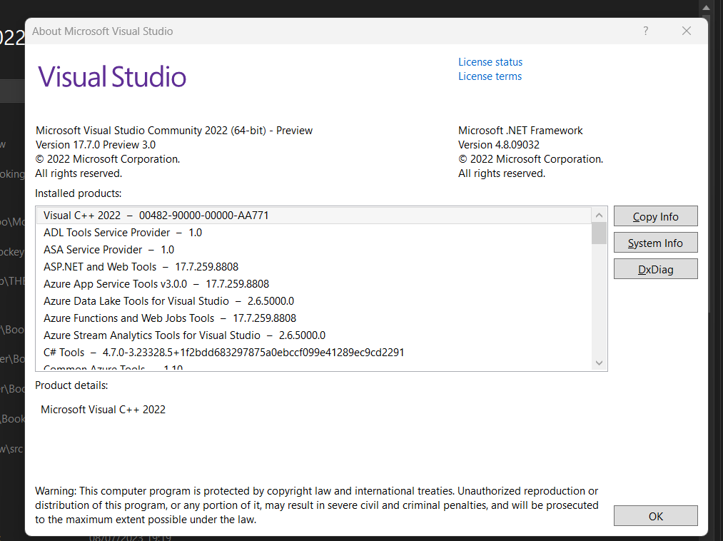 Cannot select .net 8 preview 6 in Blazor Server even though installed. · Issue #49446 · dotnet ...