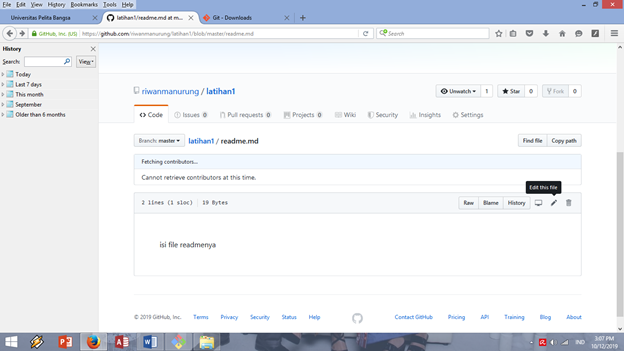 GitHub - manurungriwan/latihan1