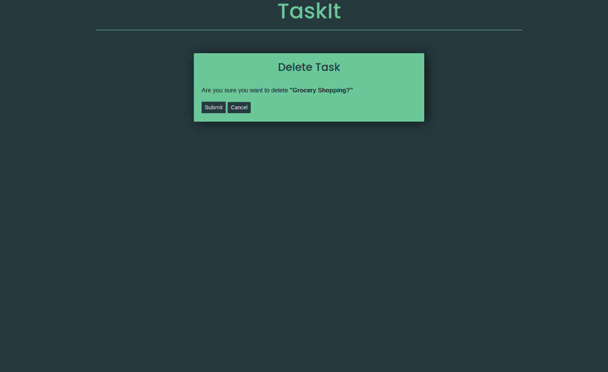 GitHub - swarina/TaskIt: A simple to-do app where you can create, update or delete your daily ...