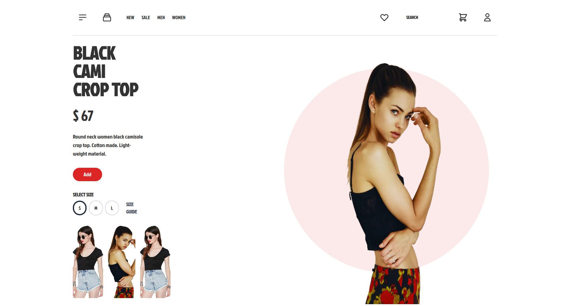 GitHub - swarina/Qoohoo-Assignment: UI Adaption of a an e-commerce store using a mock dribbble ...