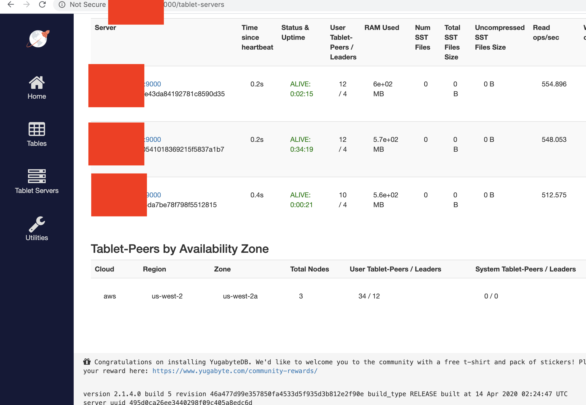 [docdb] Master leader UI numbers display switched to exponential format · Issue #4224 · yugabyte ...