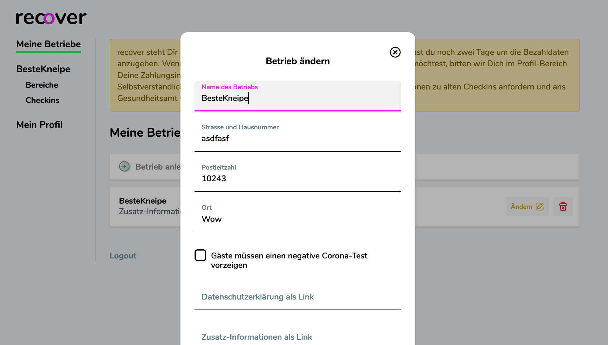 Some users have to confirm that they have seen negative tests · Issue ...