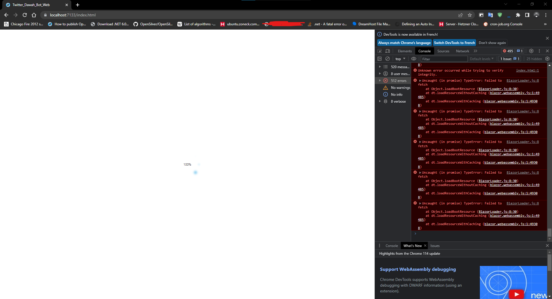 The published website is a blank page · Issue #798 · OpenSilver/OpenSilver · GitHub