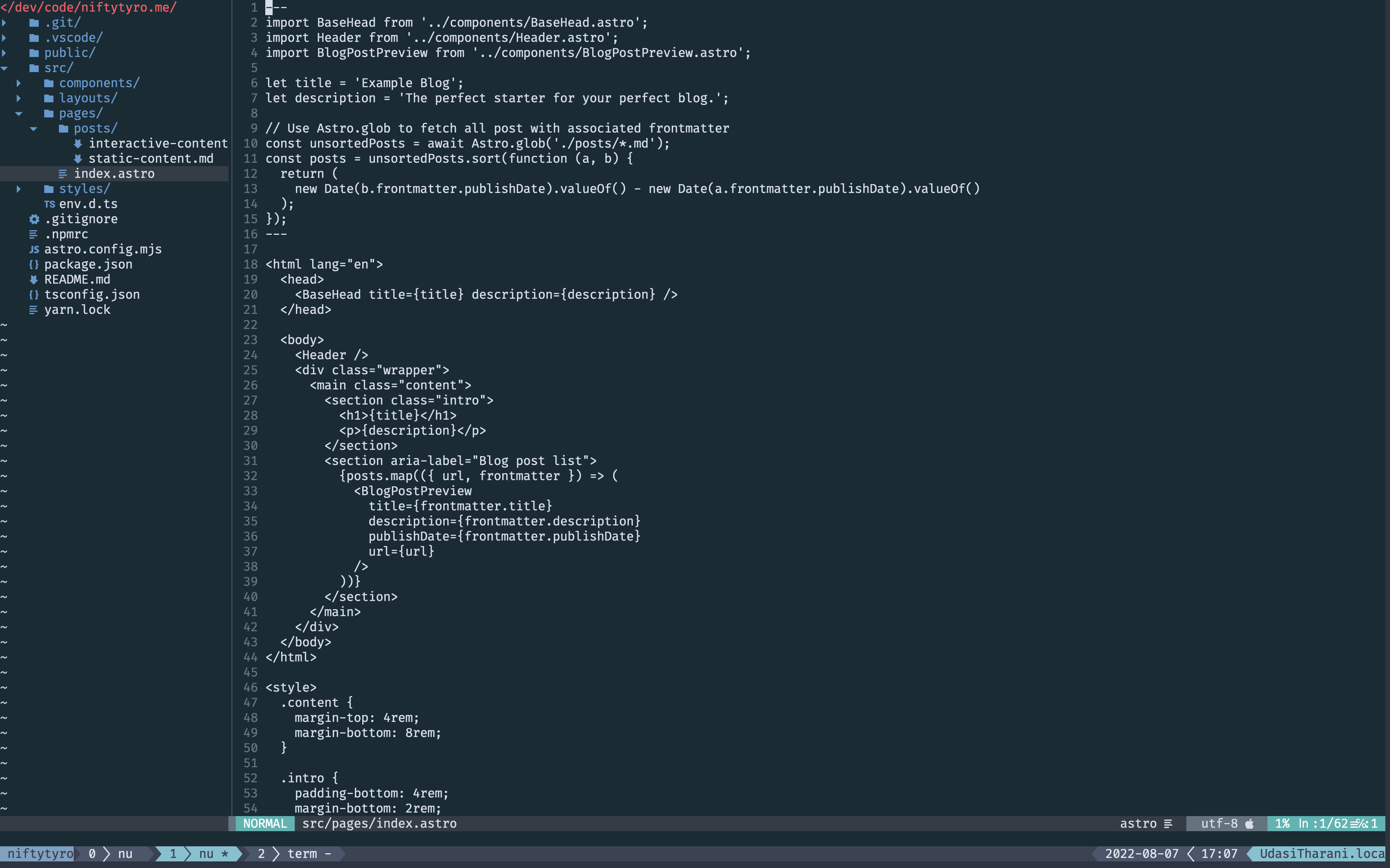Support for Astro components in `.astro` files · Issue #1763 · nvim ...