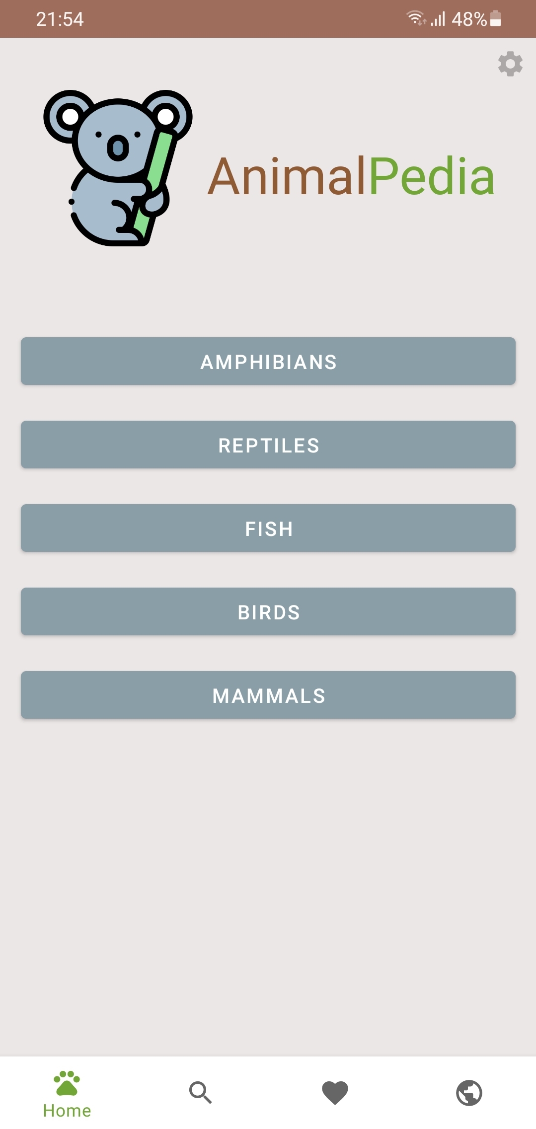GitHub - Evasilog/AnimalPedia