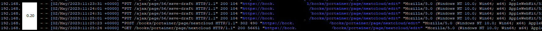 504 Gateway Time-out after changing nginx IP · Issue #4212 · BookStackApp/BookStack · GitHub