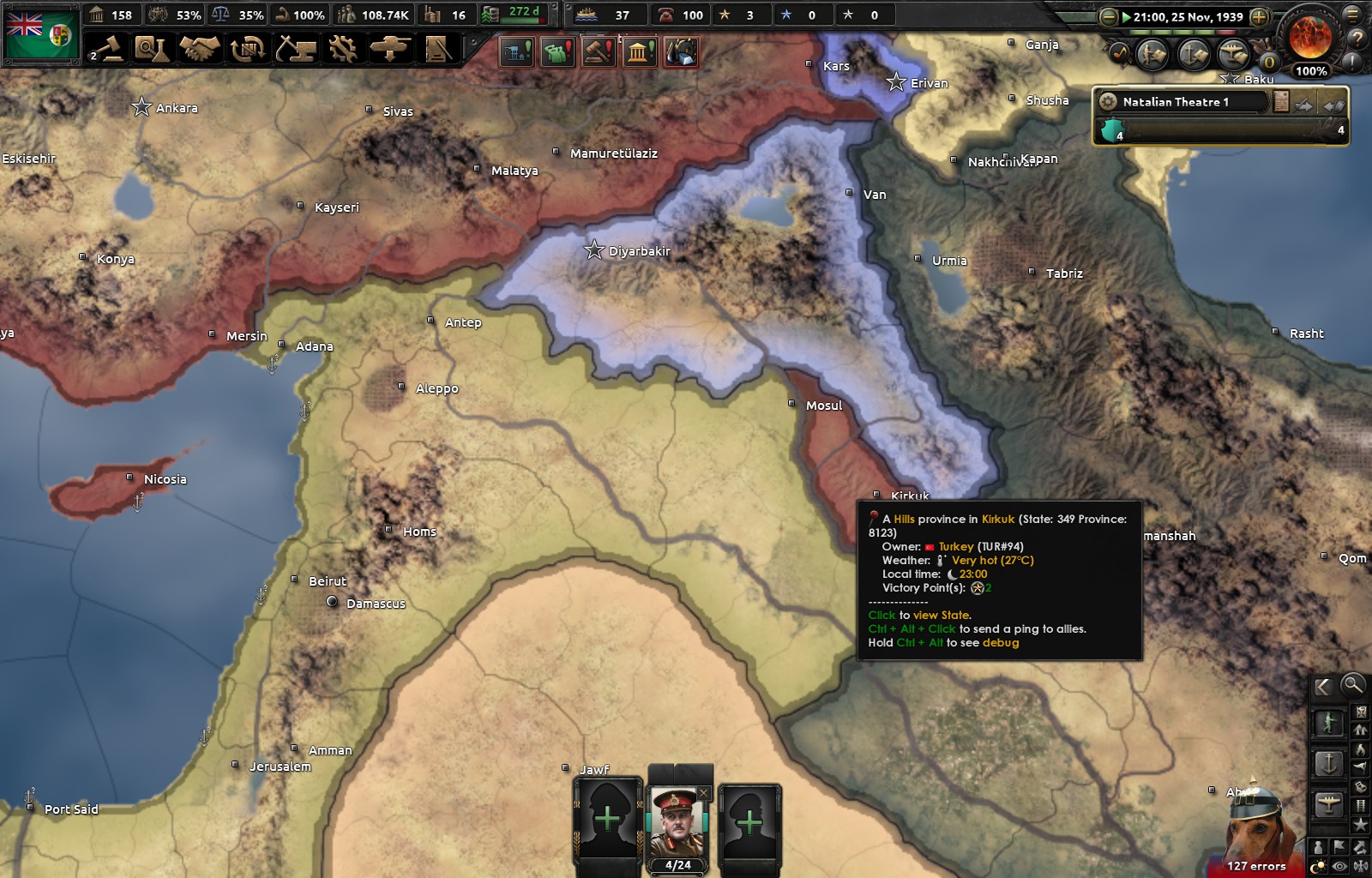 OTT/EGY - Kirkuk state kept by turkey after cairo pact victory · Issue ...