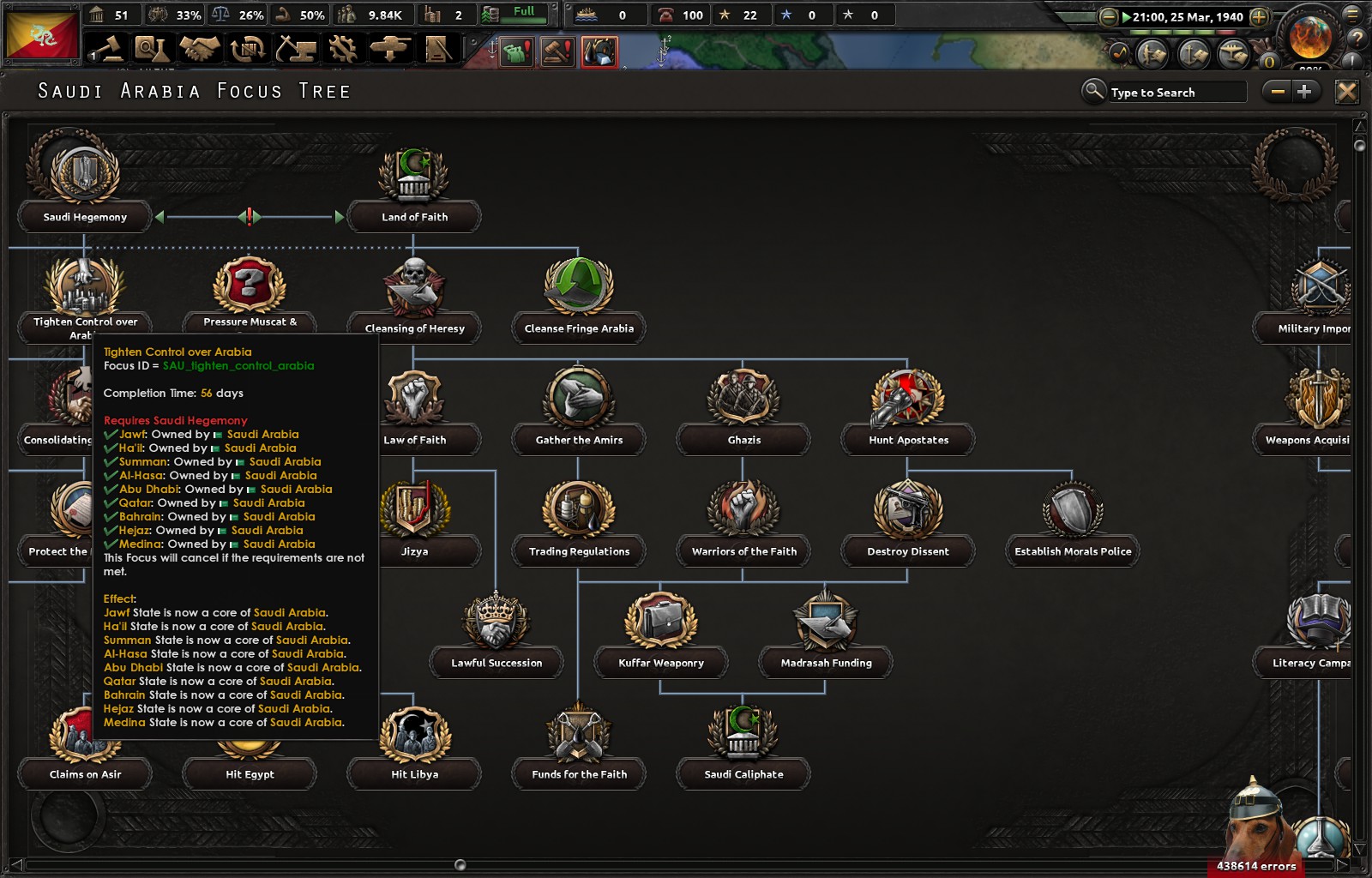 SAU - Can't core Anizzah state · Issue #10749 · Kaiserreich/Kaiserreich ...