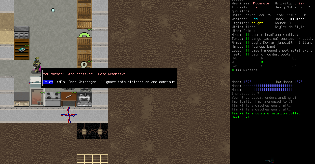 Game thinks an NPC mutating is the player mutating · Issue #62177 · CleverRaven/Cataclysm-DDA ...