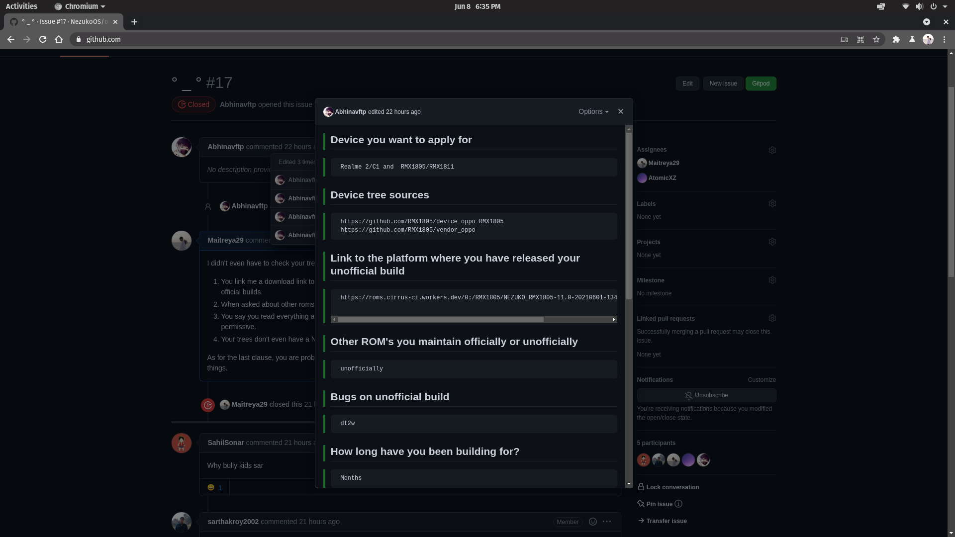Issue #17 · ProjectRadiant/official_devices · GitHub