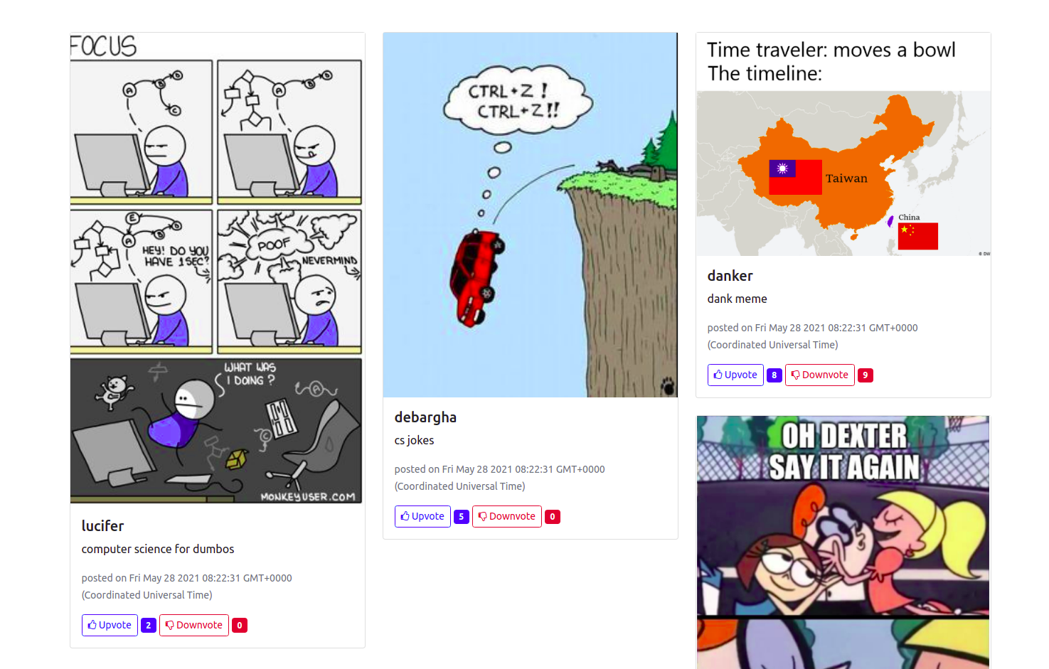 GitHub - debargham14/meme-rater-: meme rater using node js