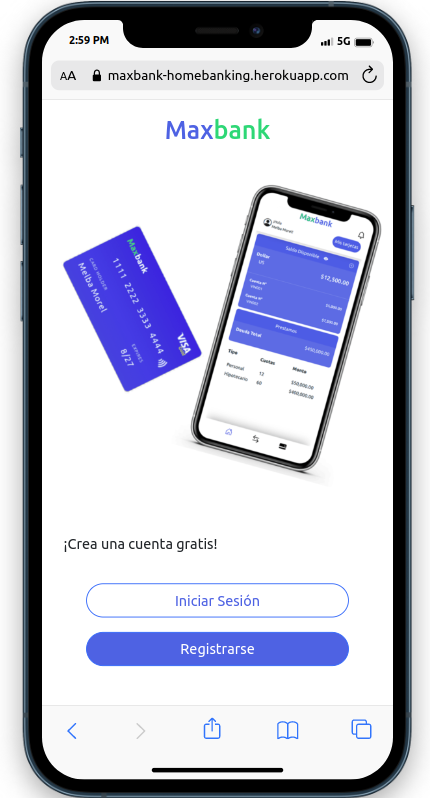 GitHub - maximiranda/homebanking