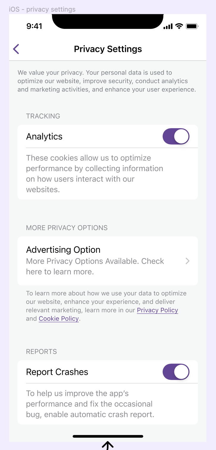[Privacy Choices] Privacy Screen Redesign · Issue #8936 · woocommerce/woocommerce-android · GitHub