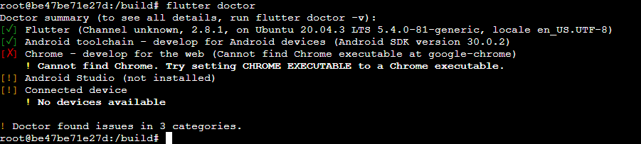 Currently not on an official channel · Issue #188 · cirruslabs/docker-images-flutter · GitHub