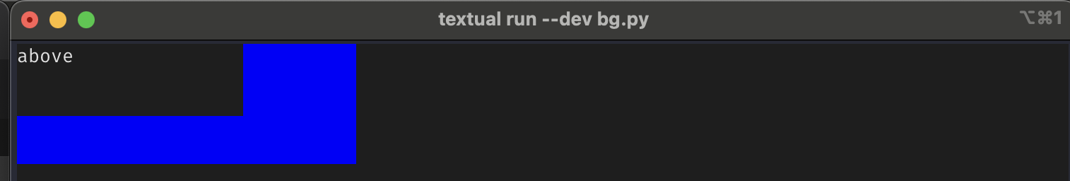 Opacity/transparency issues with overlapped widgets · Issue #3676 · Textualize/textual · GitHub