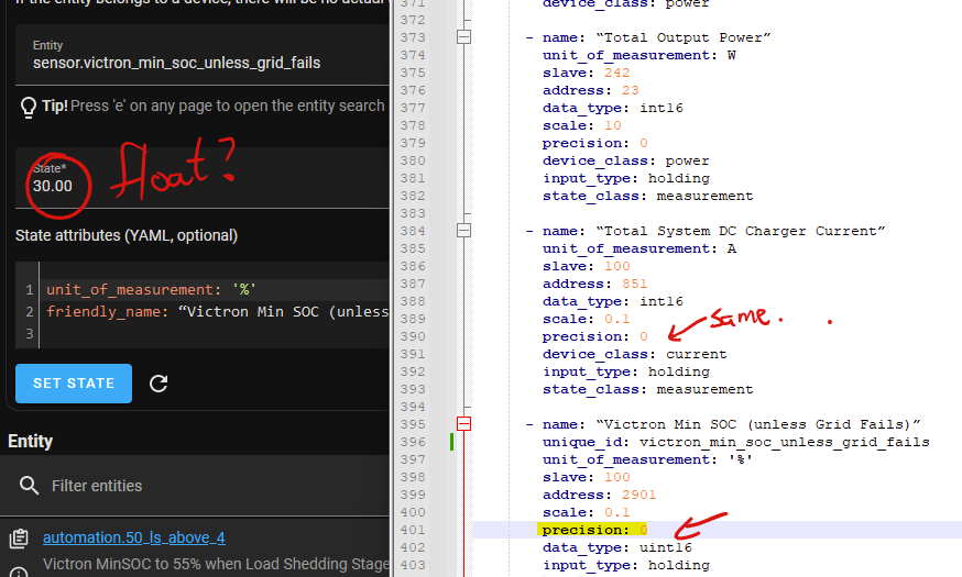 Modbus Precision 0 not honoured after 2023.10.x upgrade. · Issue #101923 · home-assistant/core ...