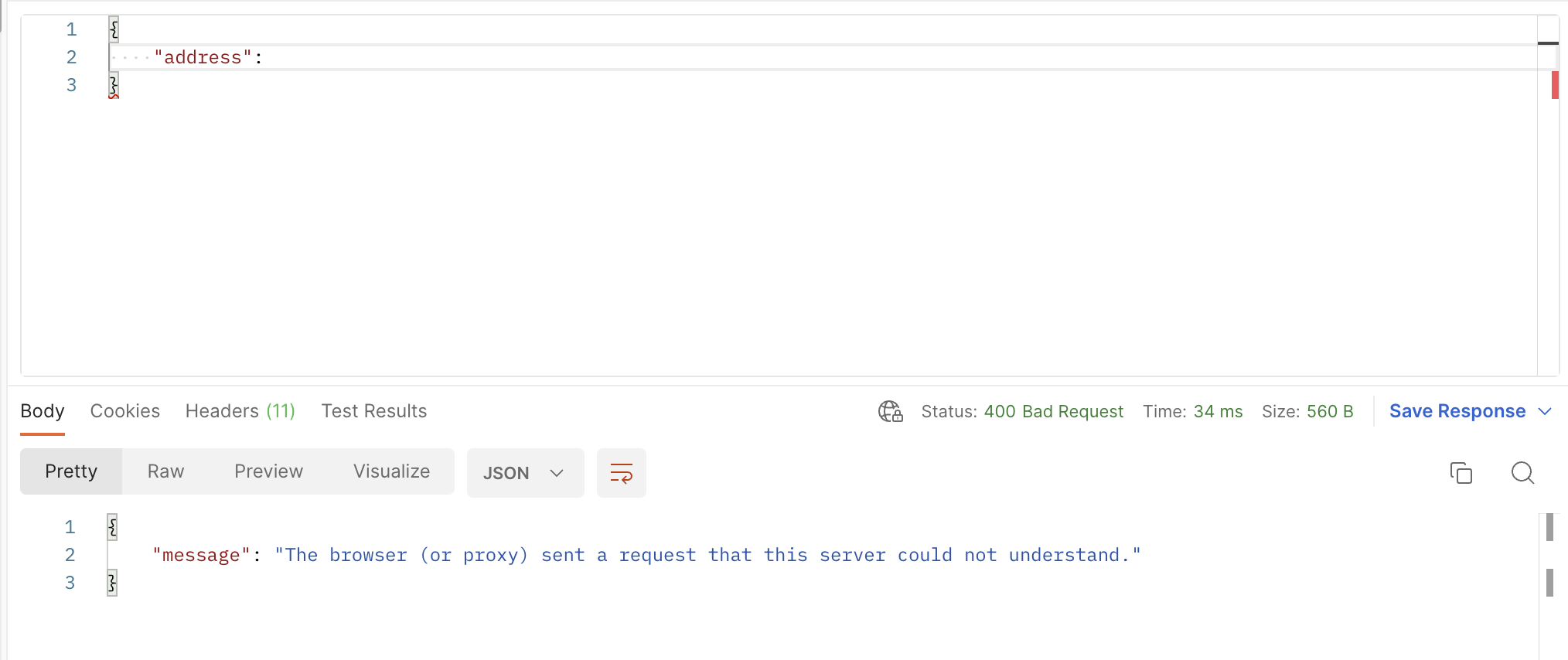 Invalid json packets are not validated during api request · Issue #11821 · postmanlabs/postman ...